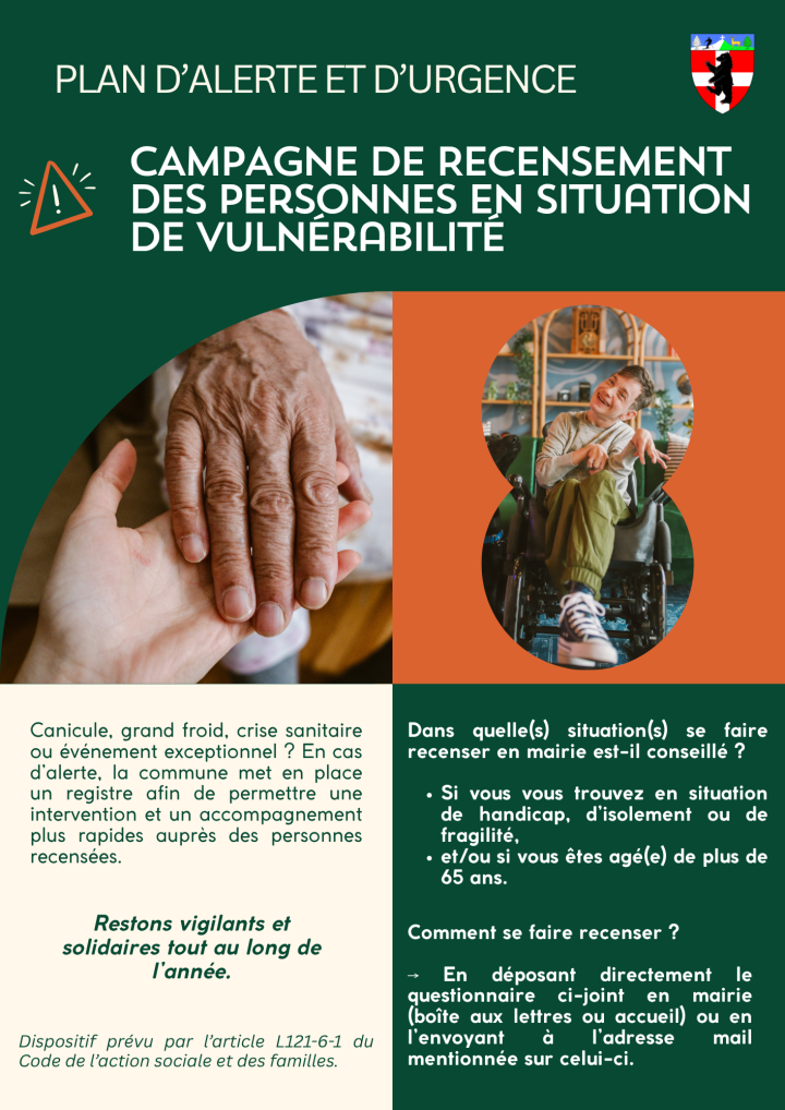 CAMPAGNE DE RECENSEMENT DES PERSONNES EN SITUATION DE VULNERABILITE ...